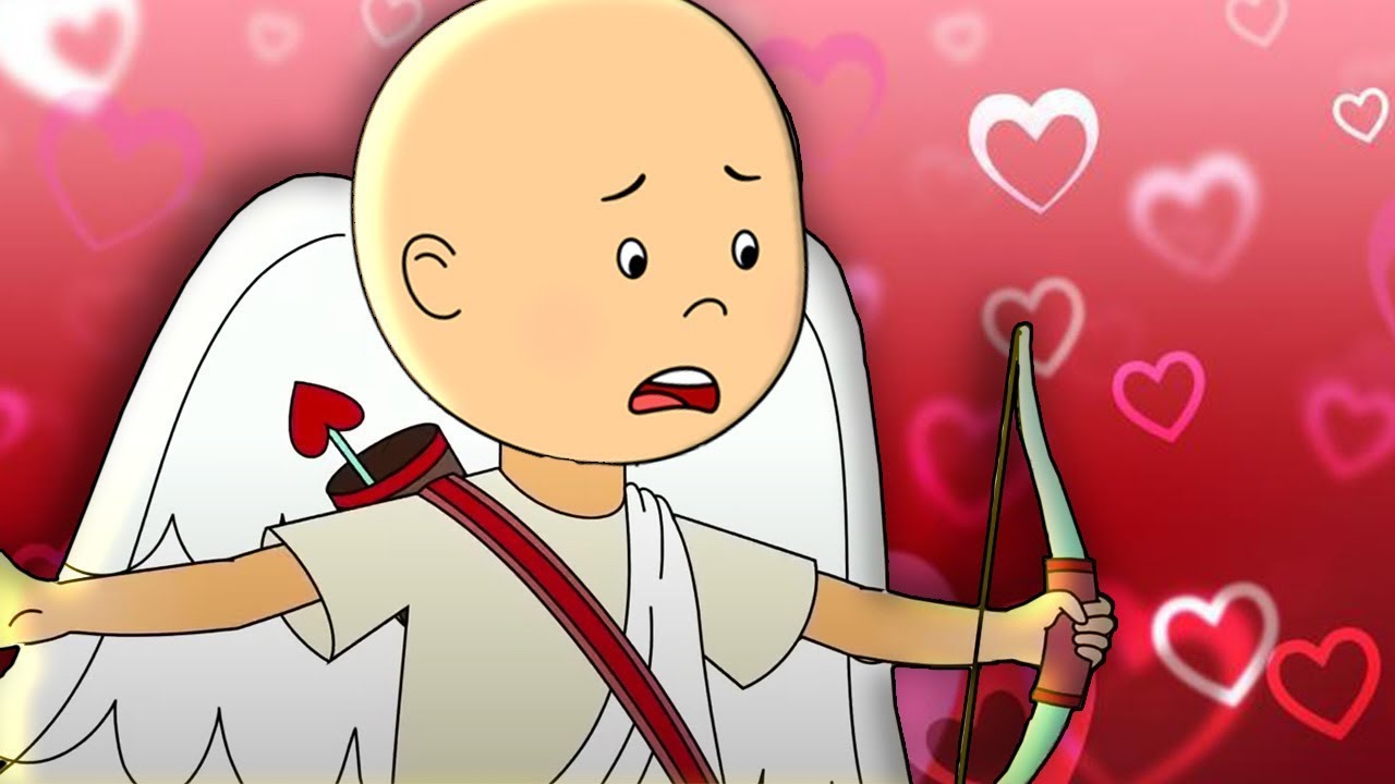 Cupid Caillou on Valentine's Day | Caillou Cartoon - YouTube