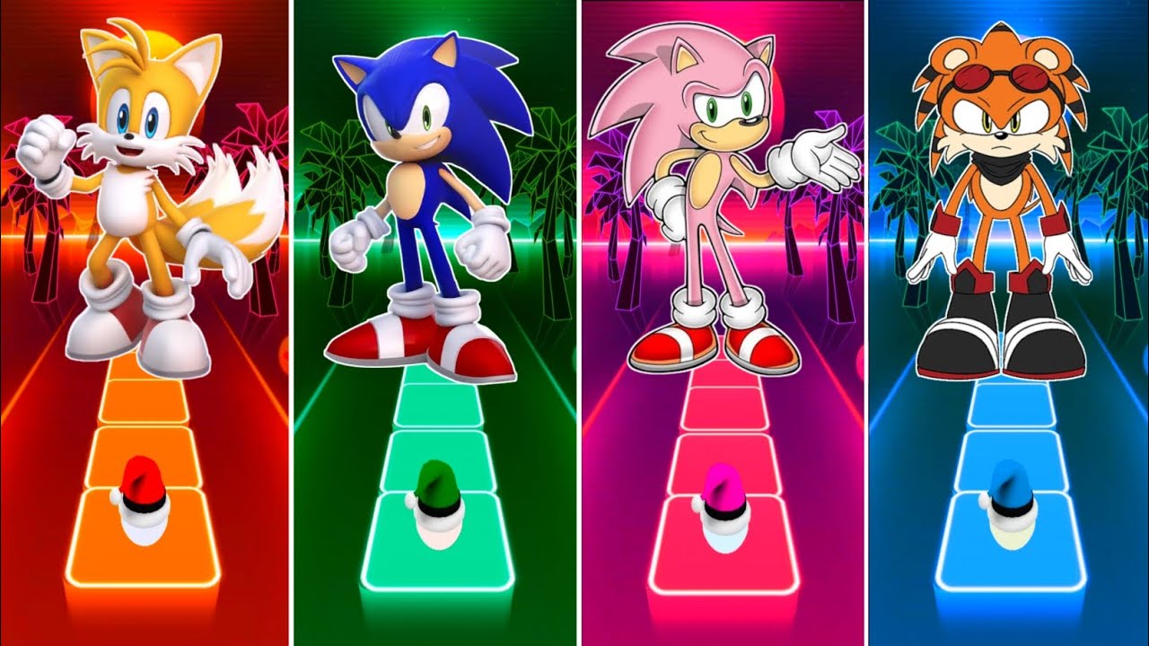 Tiles Hop - Sonic Spike 🆚 Sonic Tails 🆚 Sonic 🆚 Sonic the Hedgehog ...