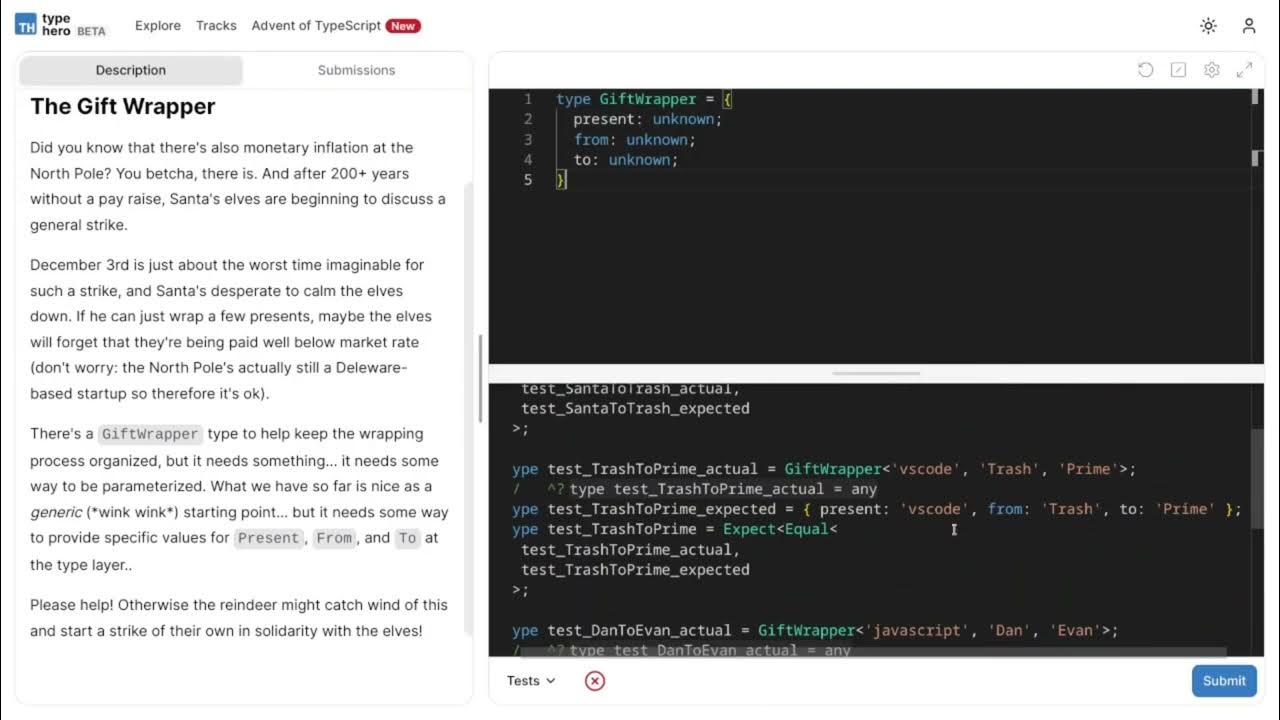 Advent of Typescript 3 - YouTube