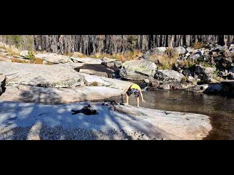 Eli doing weird stuff hiking - YouTube