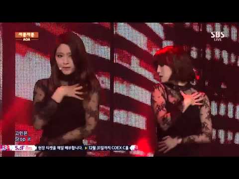 [1080p] 141228 AOA - Like A Cat @ Inkigayo
