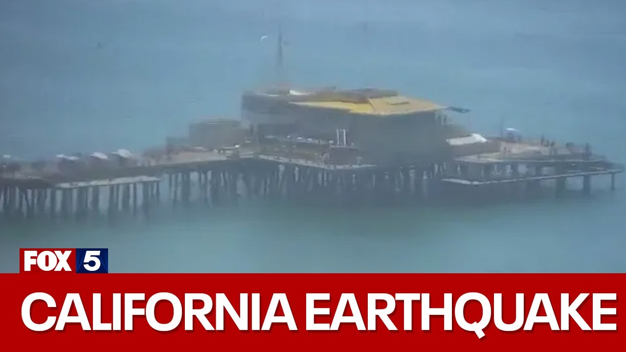 Earthquake in California rocks Los Angeles area - YouTube