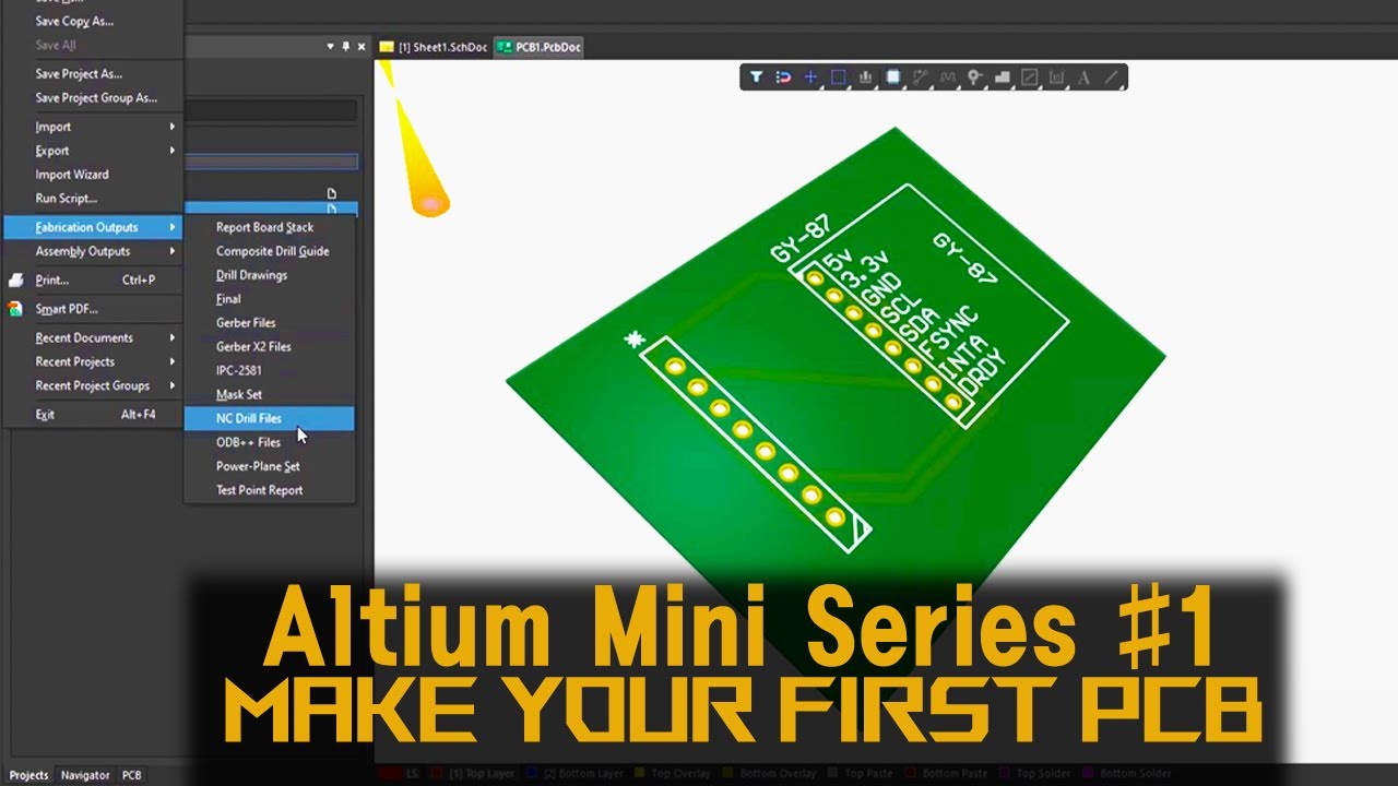 Altium #1 - Make your first PCB in easy and simple way | Altium ...