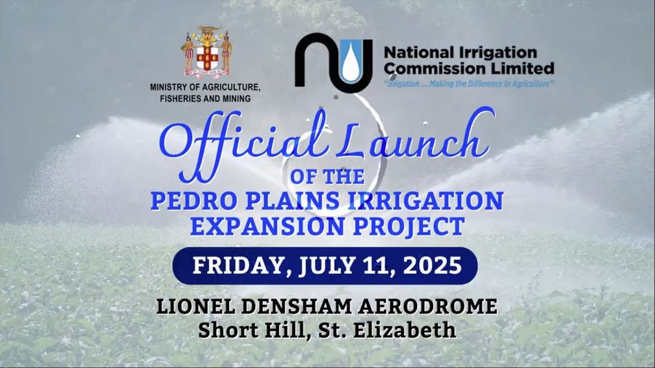JISTV | Official Launch of Pedro Plains Irrigation Expansion Project ...