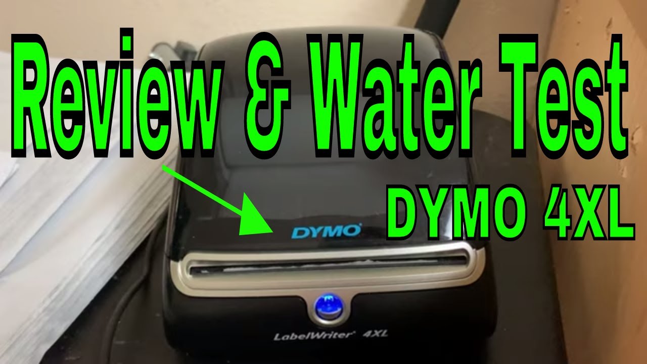Dymo LabelWriter 4XL Review Water Test! Will Labels Smudge? Poshmark ...