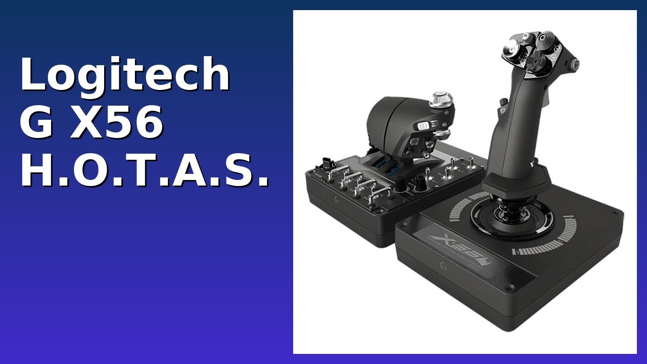 REVIEW (2026): Logitech G X56 H.O.T.A.S.. ESSENTIAL details. - YouTube