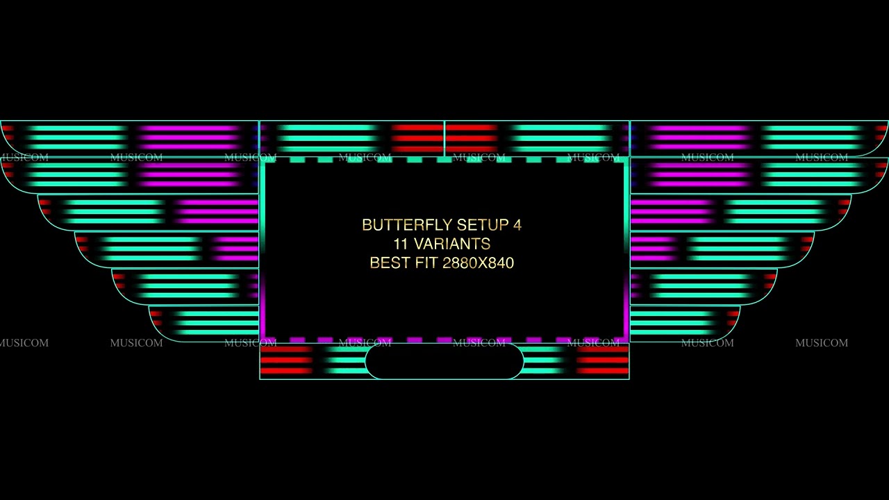 #204 ButterFly Setup 4 | Mov | Led Mapping | By Musicom - YouTube
