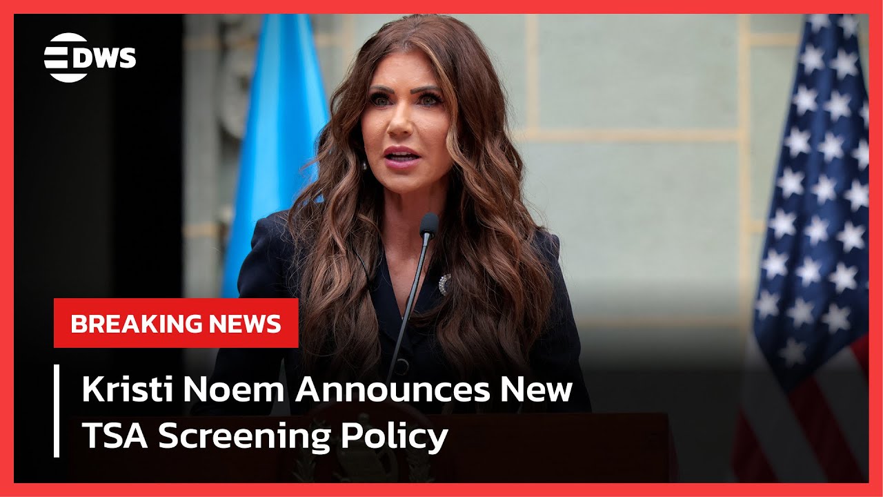 Just In: Kristi Noem Announces New TSA Screening Policy at U.S ...