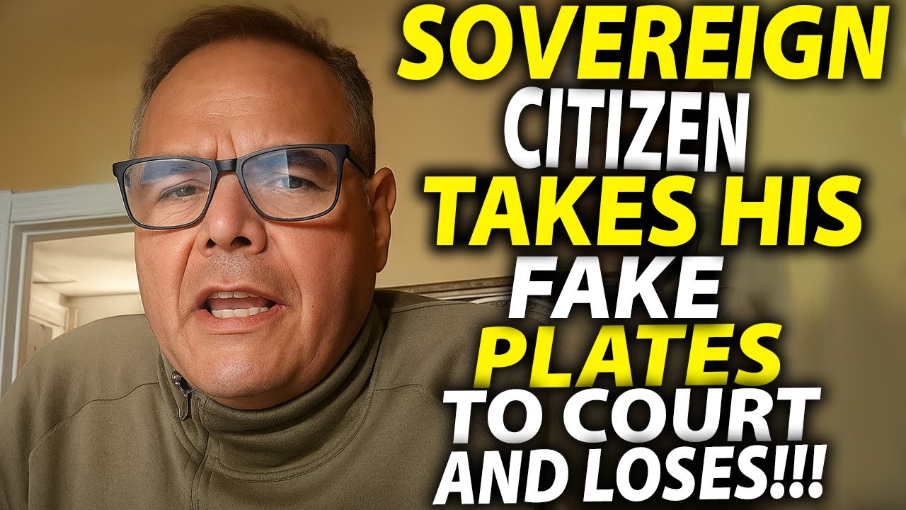 Sovereign Citizen LOSES IT After Judge Exposes His FAKE License Plates ...