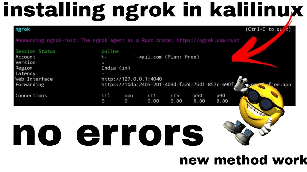 installing ngrok in kalilinux (working method) 2023 no errors no issues ...