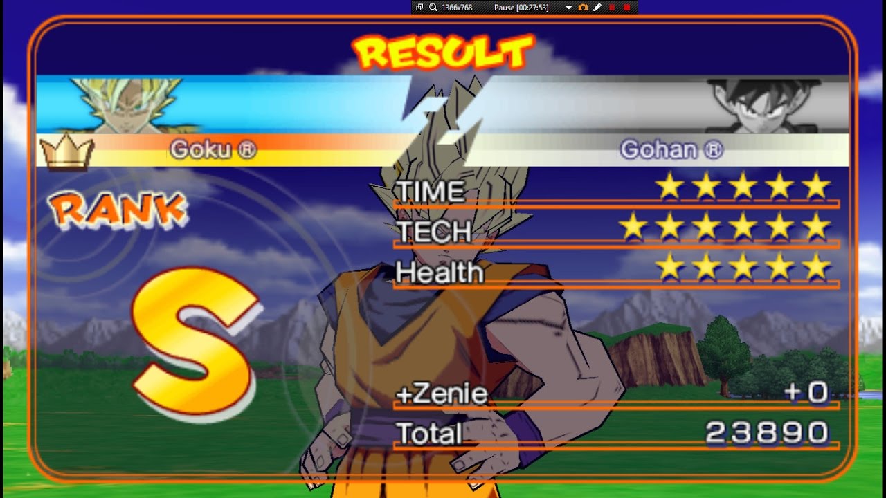 Dbz shin budokai another road psp part 2 - YouTube