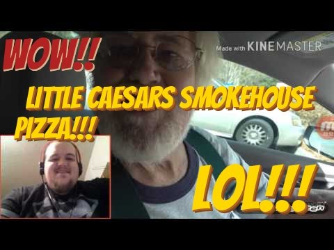 Angry Grandpa - The Little Caesars Smokehouse Pizza! *Reaction* - YouTube