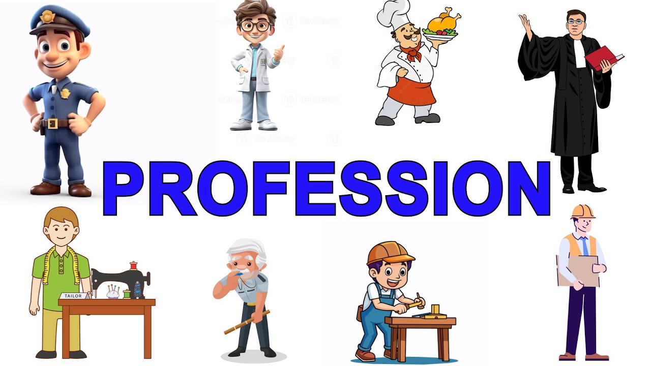 Professions Vocabulary In English ll 100 Professions, Jobs or ...