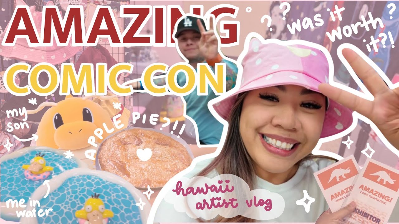 Was Amazing Comic Con actually Amazing?? ⭐ | Artist Alley Vlog - YouTube