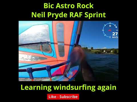 Bic Astro Rock and Neil Pryde RAF Sprint 7.0sqm - YouTube