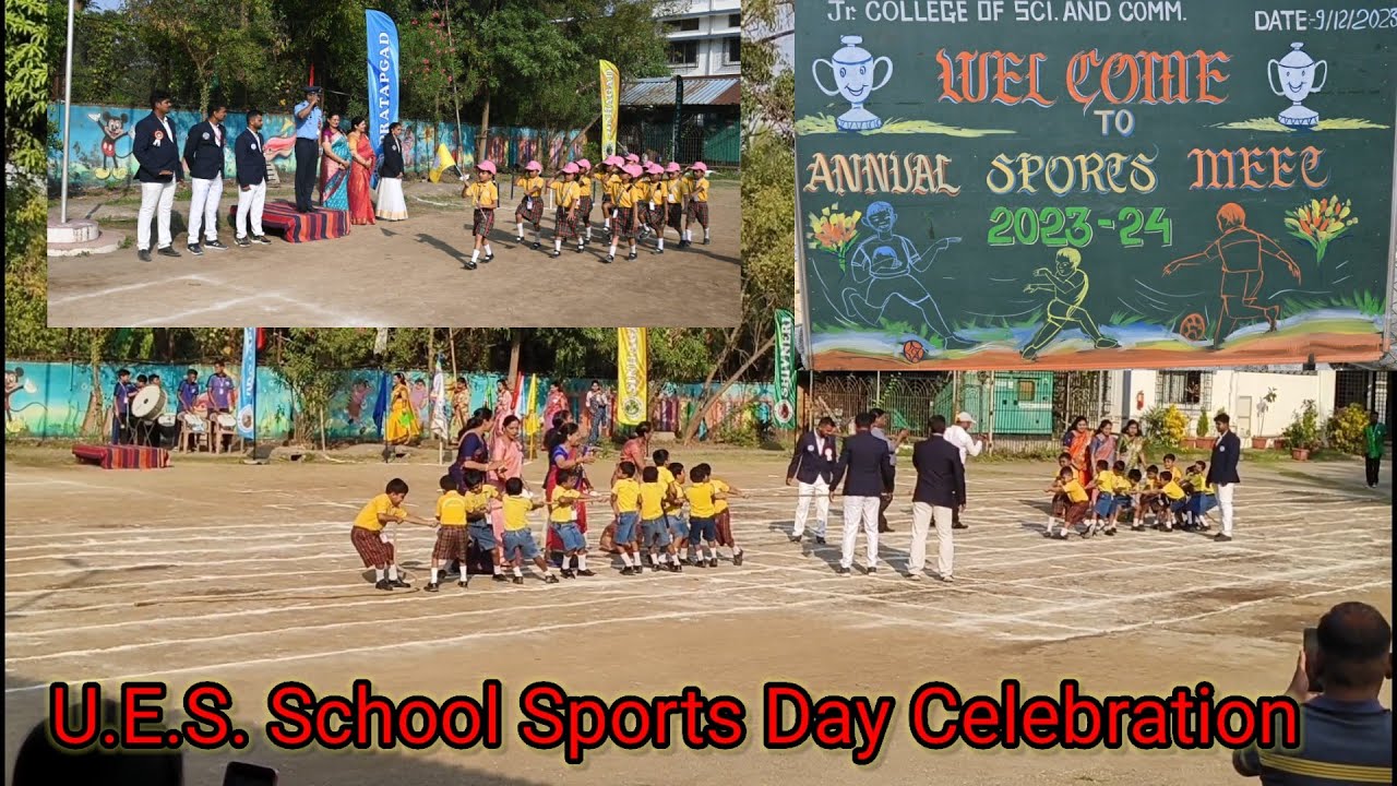 Sports Day Celebration || U.E.S. School Uran Maharashtra || Arti ...