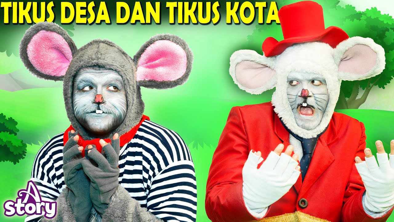 Tikus Desa dan Tikus Kota | Dongeng Bahasa Indonesia | A Story ...