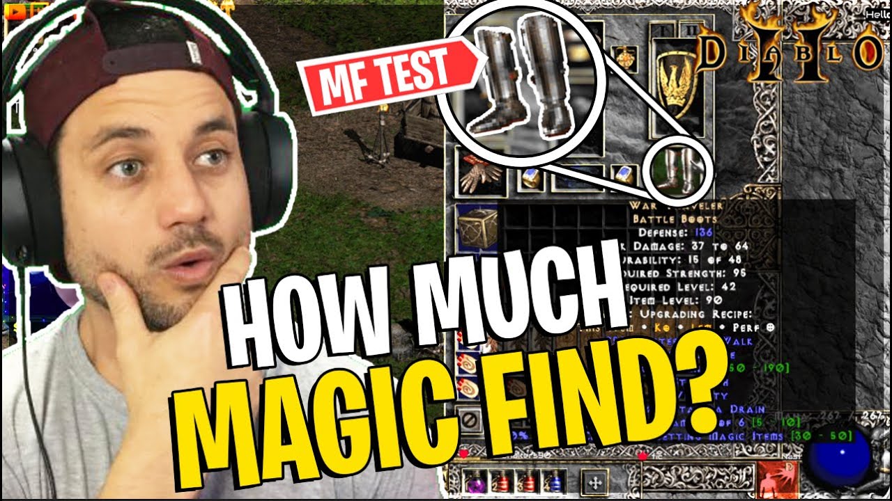 The ULTIMATE Guide to Magic Find in Project Diablo 2 - (MF Test) - YouTube