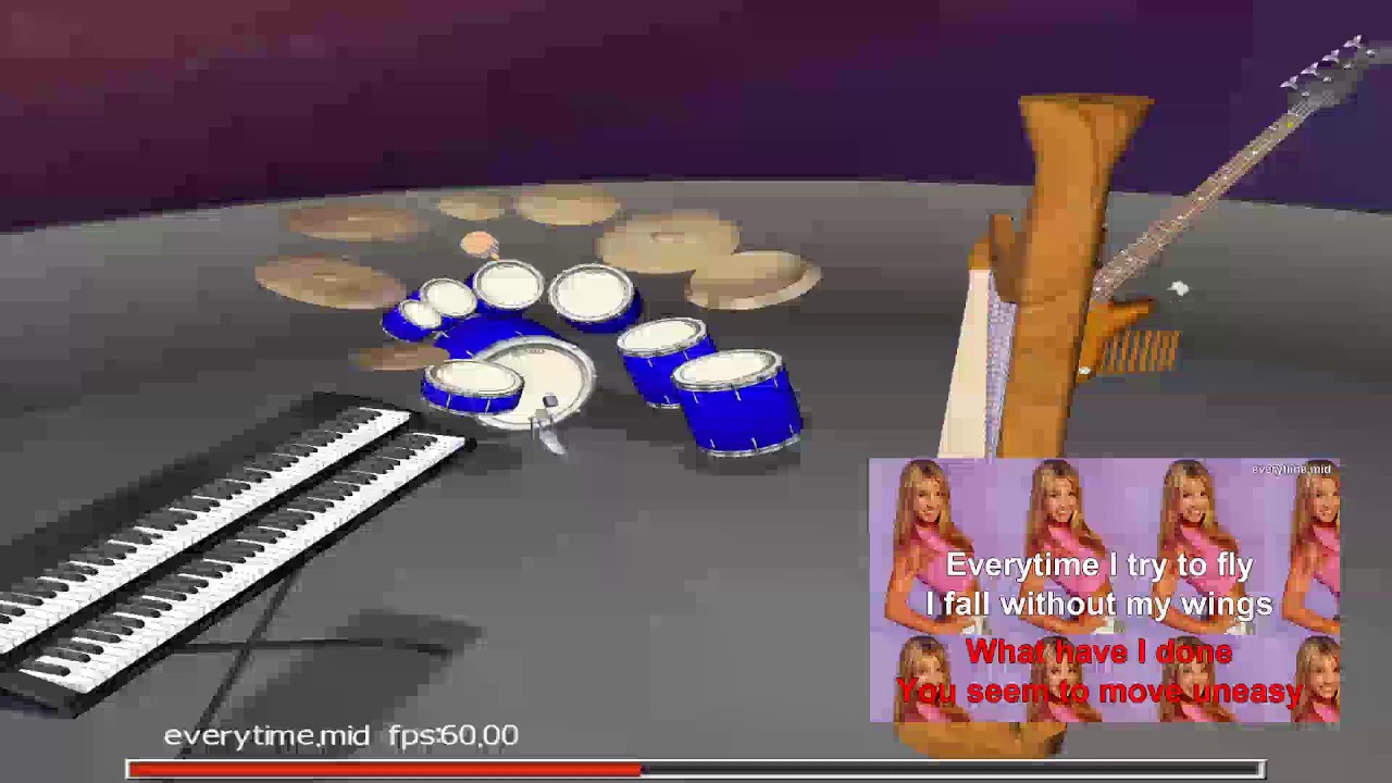 [MidiJam Lyrics Vocals] Britney Spears - Everytime - YouTube