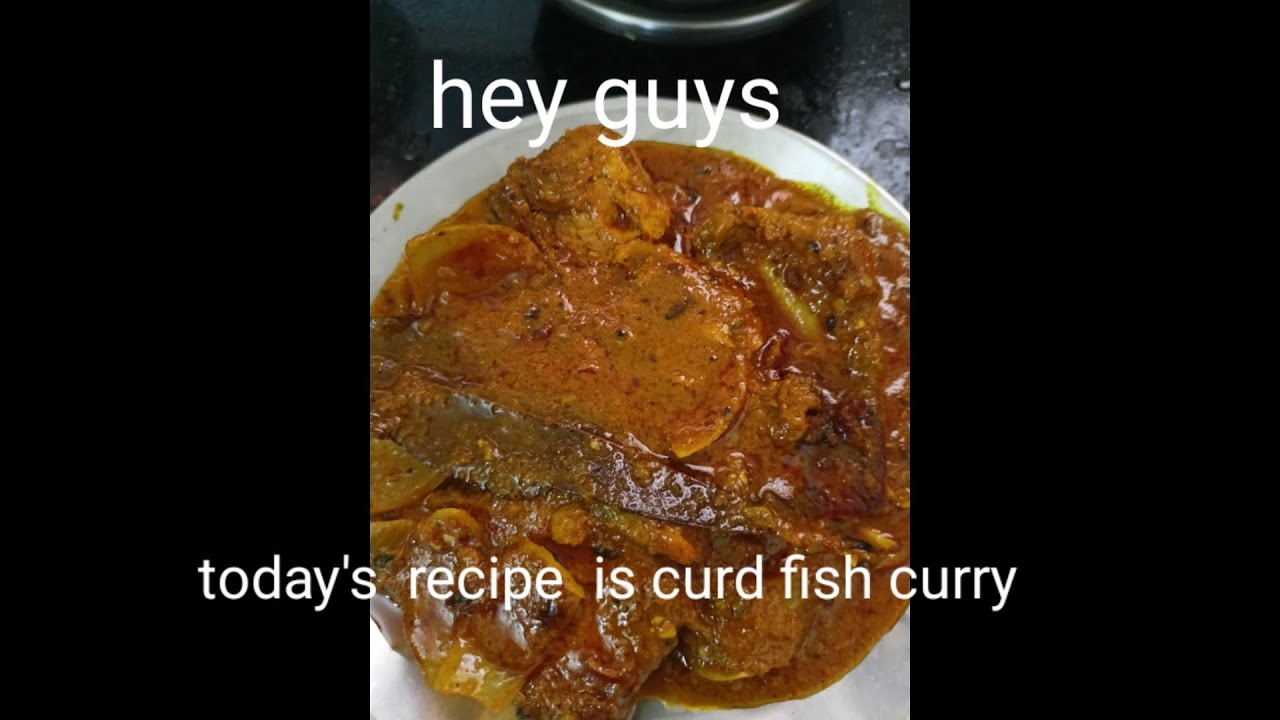 curd fish curry - YouTube