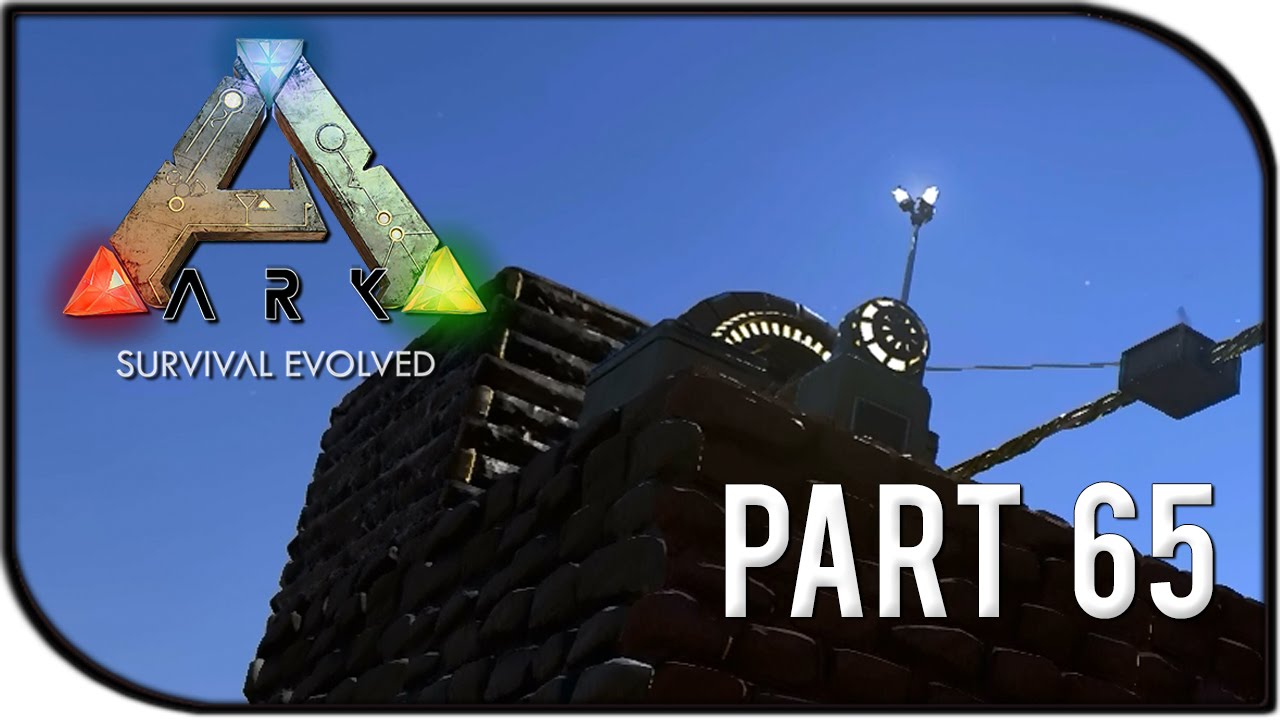 ARK: Survival Evolved Gameplay Part 65 - "Omni-Directional Lamp, Base ...