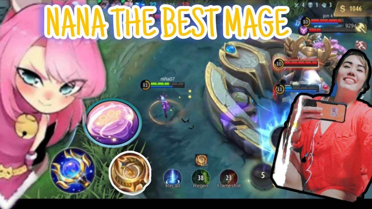 NANA SUBRANG GANDA GAMITIN SA RANK GAME / NANA MAGE SUPPORT- MLBB - YouTube