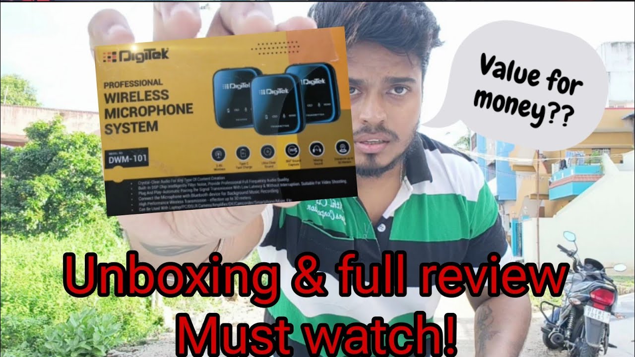 I bought a Wireless mic for our channel | Digitek wireless Mic 🎙️ ...