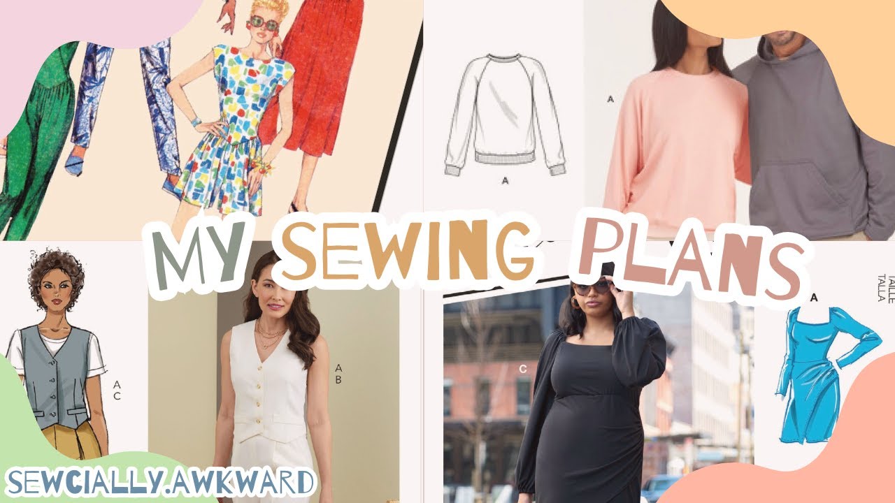 future #sewing plans & matching fabric to patterns 🧵 | sewcially ...