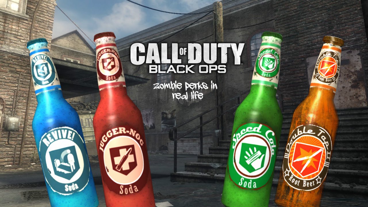 call of duty zombie perks in real life - YouTube