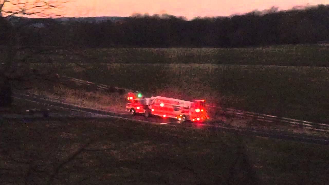 MCFRS Truck 734 responding - YouTube