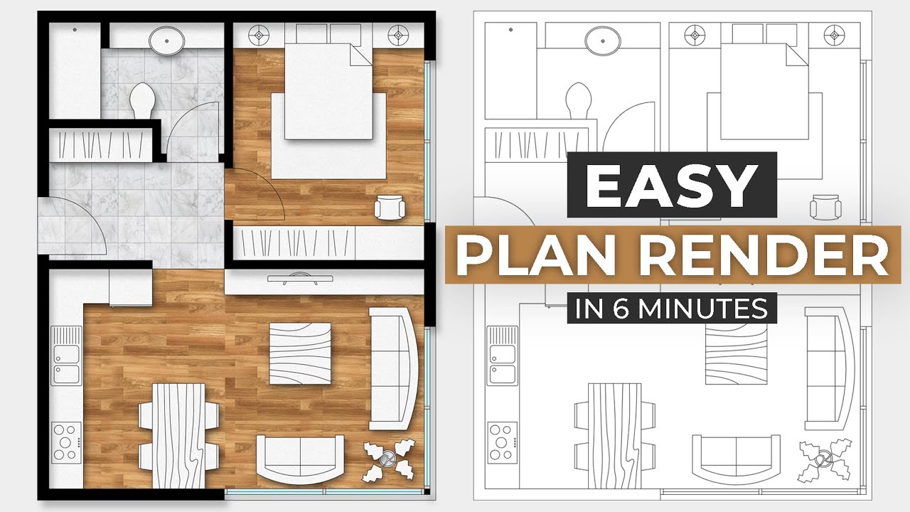Easy Plan Render in 6 Minutes - YouTube