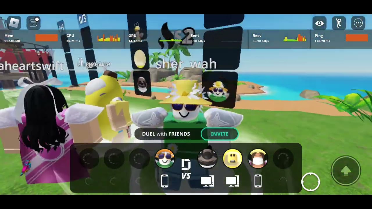 playing random games pt 3 game: murder vs sheriff duals - YouTube