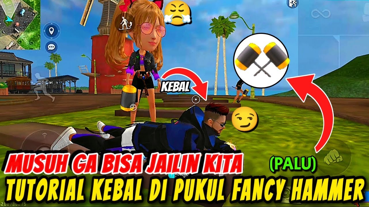 BUG FF TERBARU 2023 TUTORIAL KEBAL DI PUKUL FANCY HAMMER (PALU) BUG FREE FIRE - YouTube