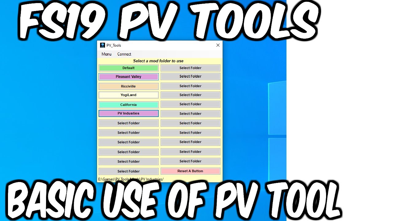 Basic Tutorial for FS19 PV Tools - YouTube
