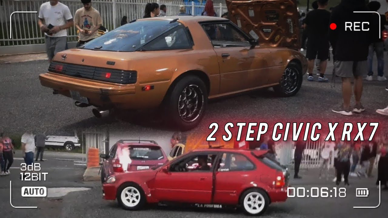 2 Step Civic x RX7 Rotary Power en Meet Team Chama x Mech Tech Vega ...