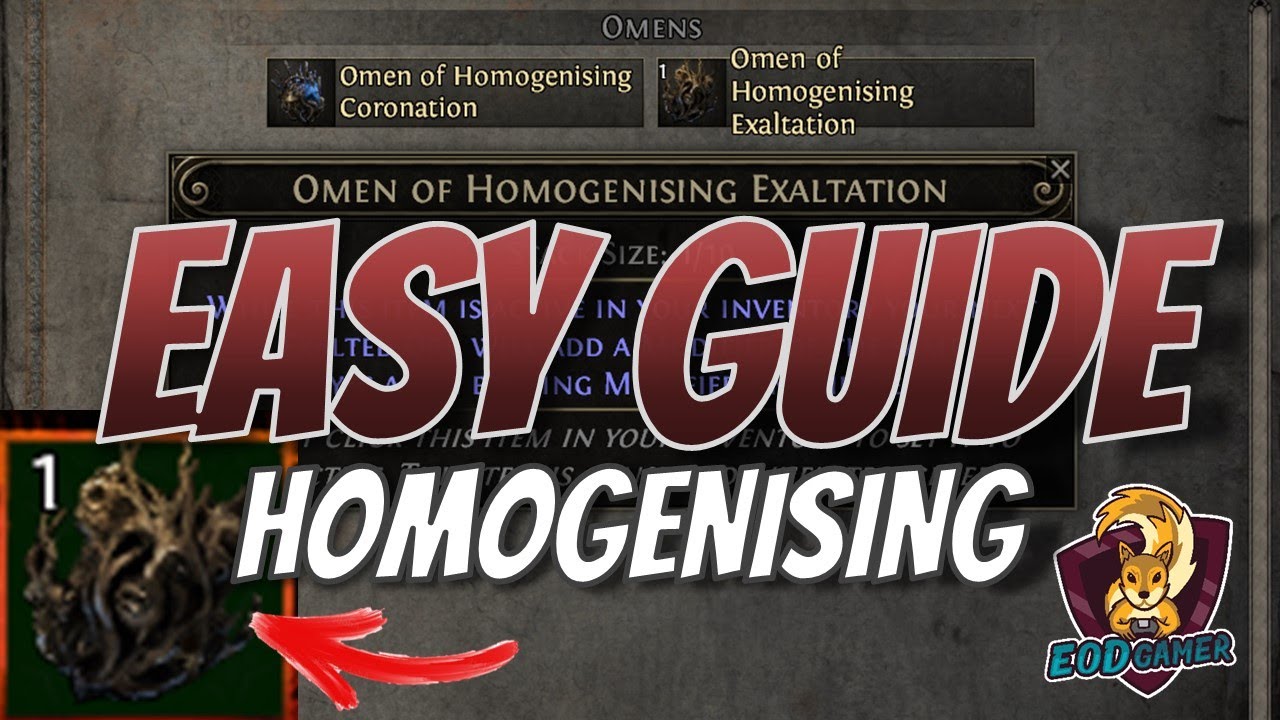 What Does Omen of Homogenising Exaltation Do & When To Use It in Path ...
