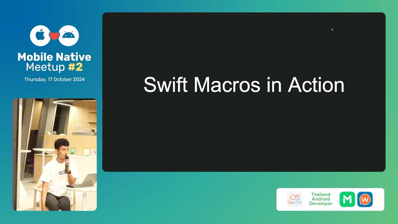 Swift Macros in Action - Mobile Native Meetup #2 - YouTube