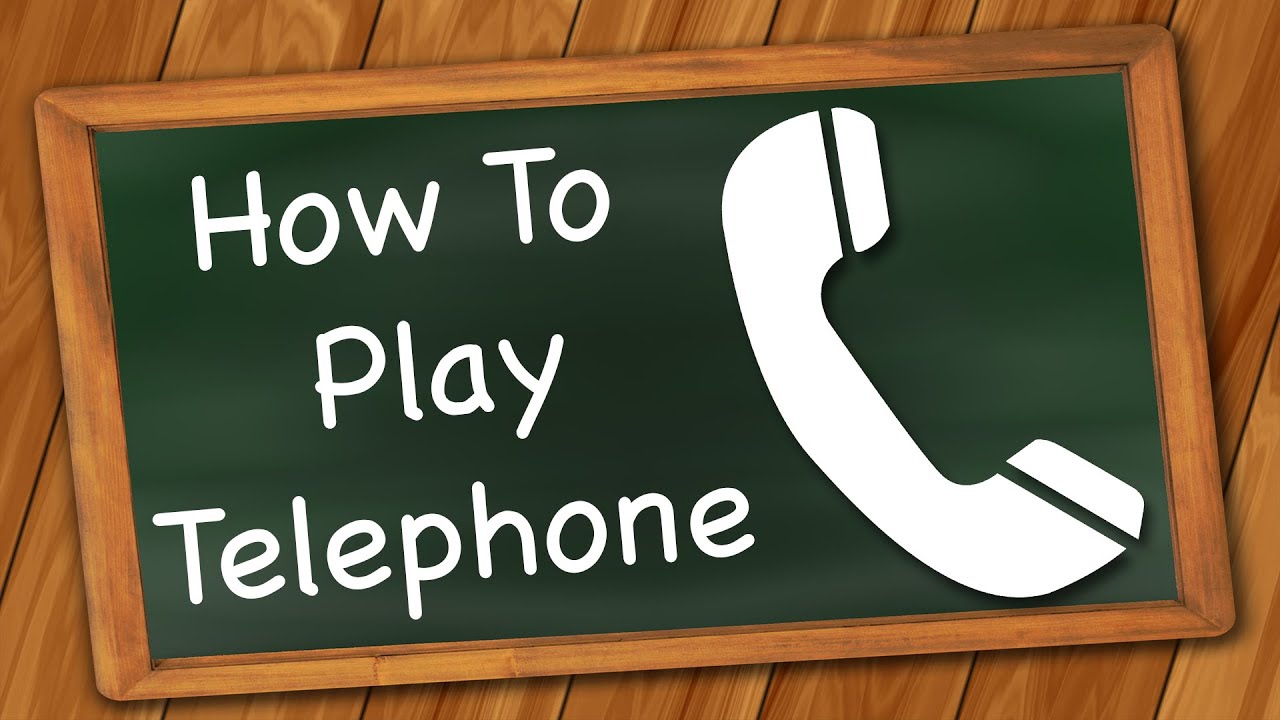 How to play Telephone - YouTube