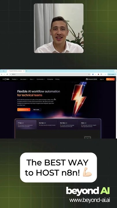The BEST WAY to HOST n8n! 💪🏻 #n8n #Automation #SelfHost #Elestio - YouTube