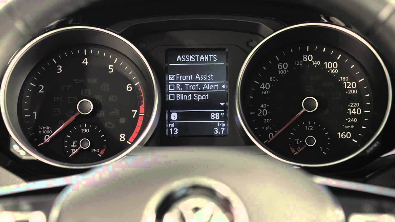 2015 Volkswagen Jetta - Multifunction trip computer - YouTube