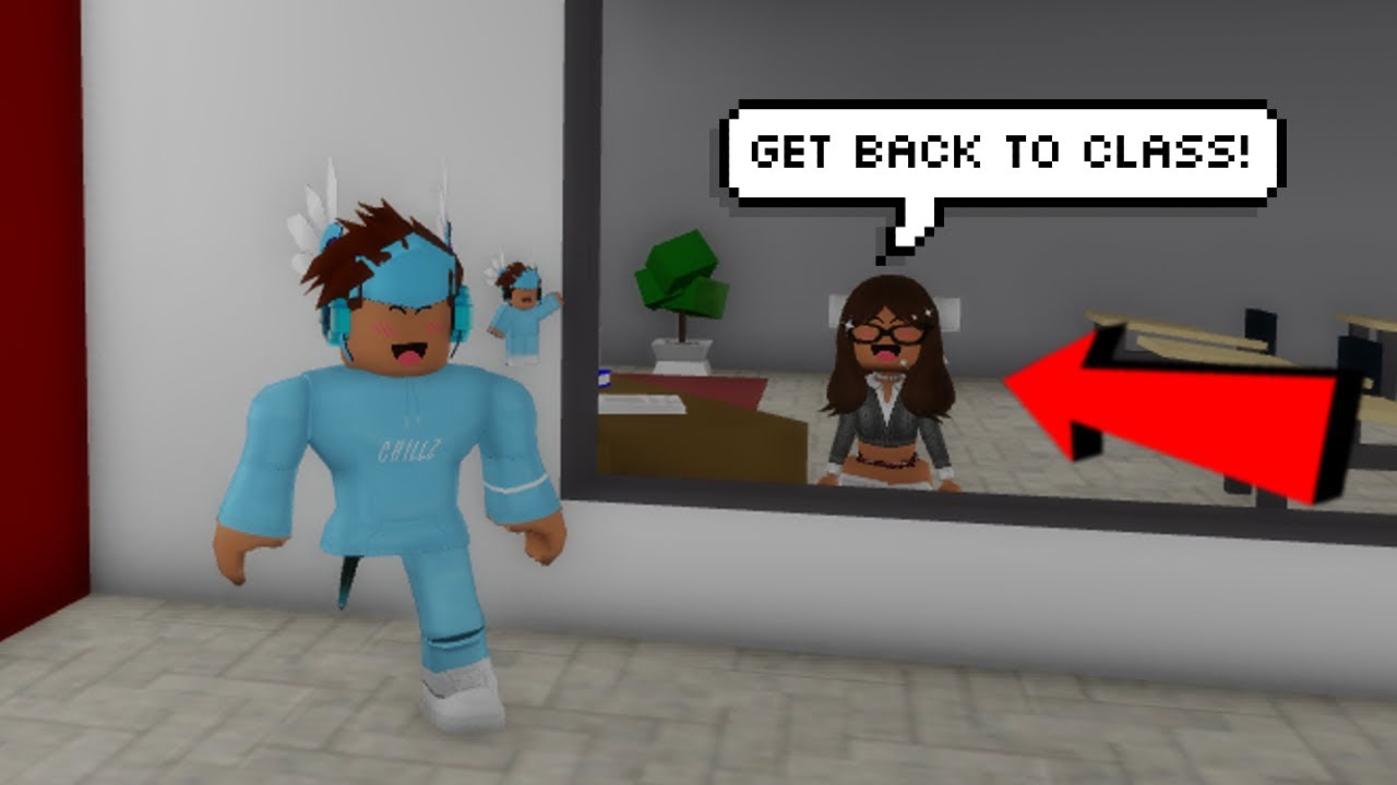 I Spied On My Creepy Teacher And This Happened Brookhaven Rp Youtube