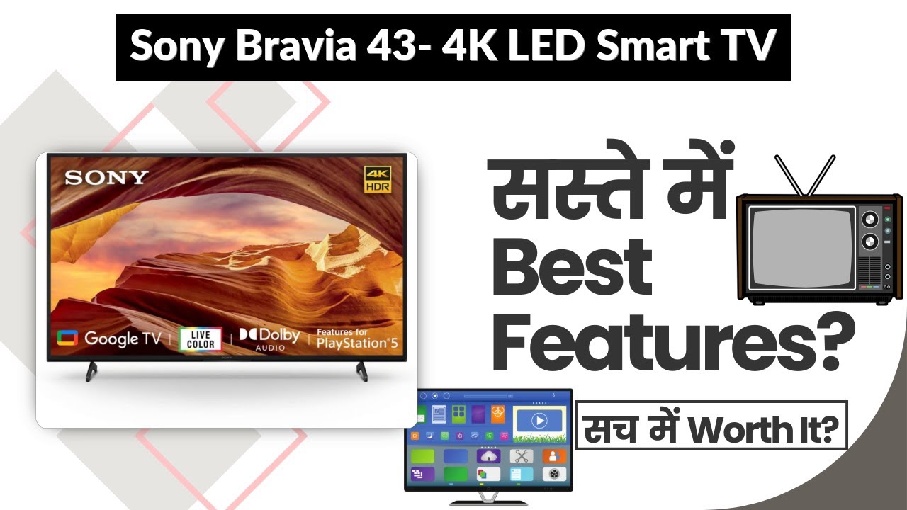 SONY Bravia X75L 108 cm (43 inch) Ultra HD (4K) LED Smart Google TV (KD ...
