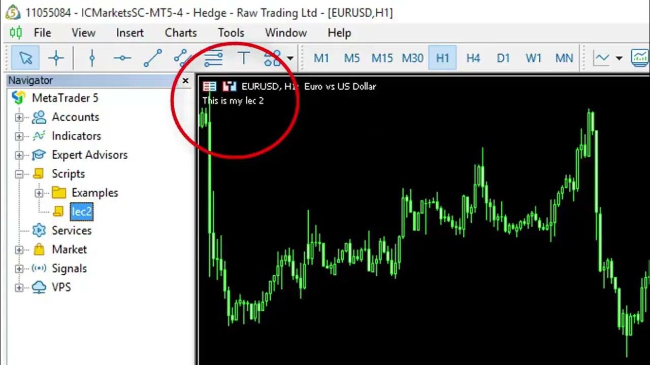 Lec#2 How to wite MQL4⧸MQL5 code to display output on MT4 & MT5 Terminal？ #000 - YouTube