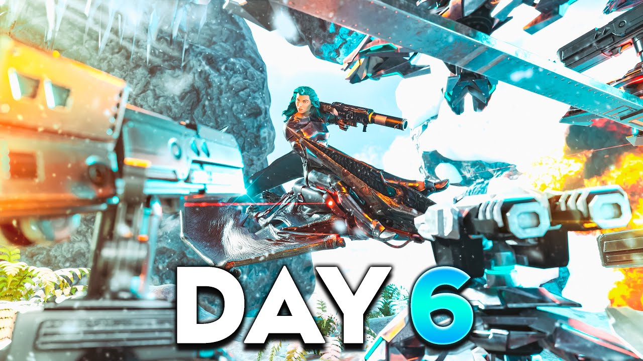 Online Raiding Extinction Ice Cave and Fighting ARK's BIGGEST Youtuber ...