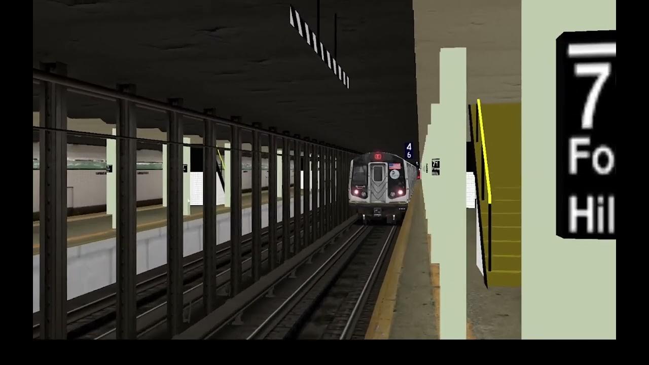 Openbve: Forest Hills Railfanning With E F M R and N Trains - YouTube