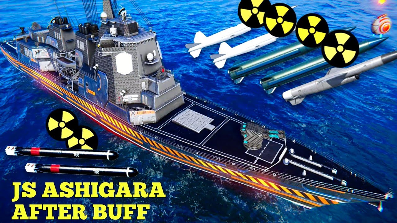 JS Ashigara After Buff Full☢️Nuclear Madness | Modern Warships 2025 - YouTube