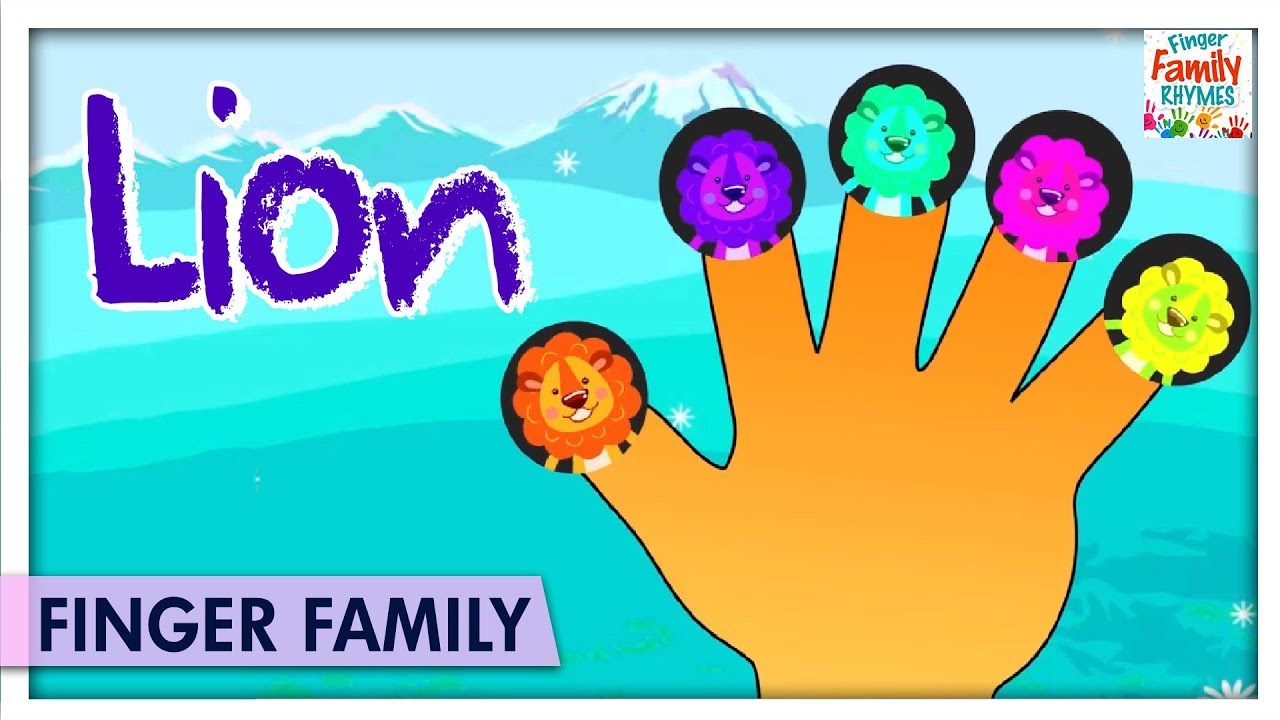 Finger Family Lion – PING