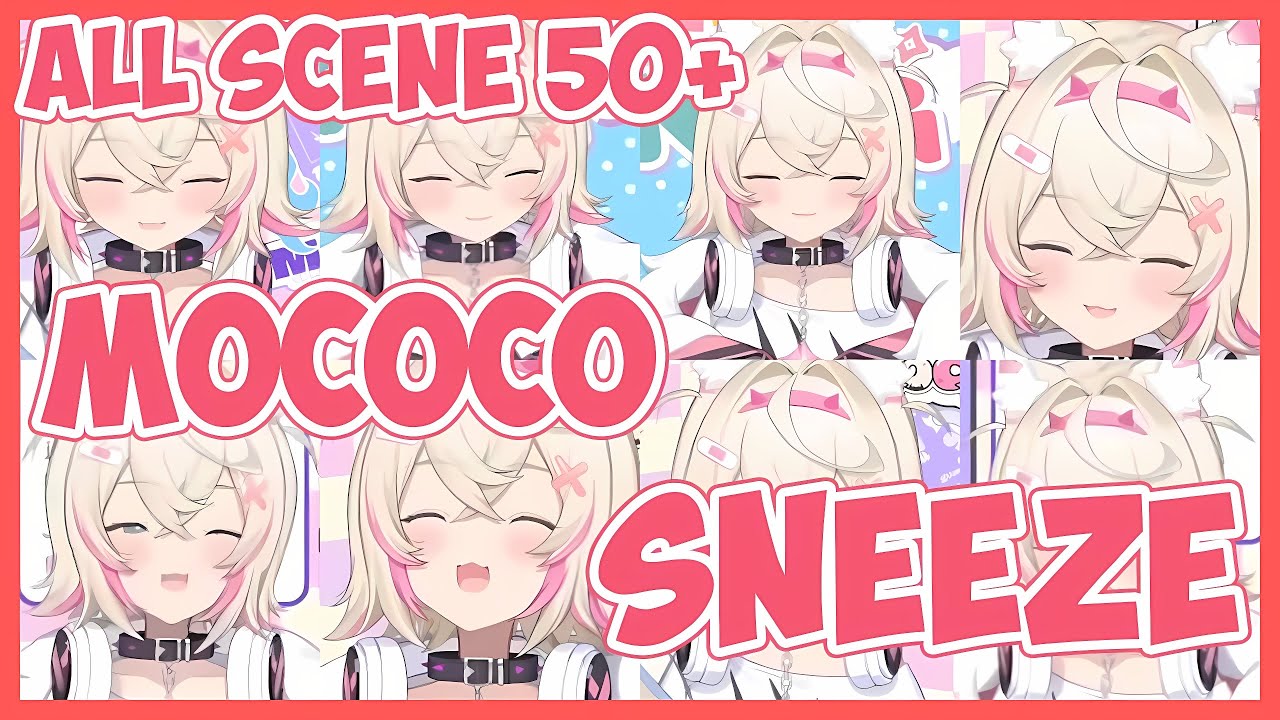 CELEBRATION MOCOCO SNEEZE 50 TIMES【Hololive EN Sub EN】 - YouTube