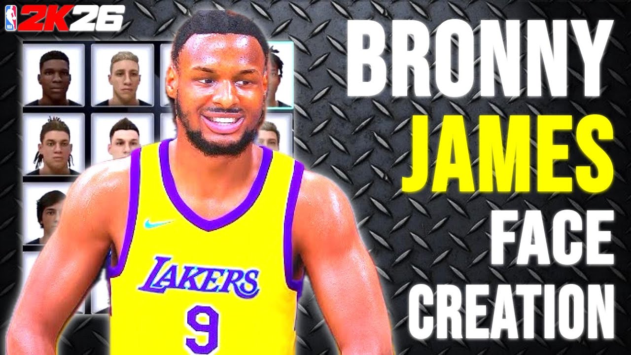 The BEST Bronny James Face Creation In NBA 2K26! - YouTube