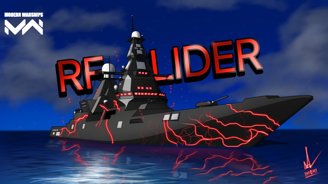 Drawing RF Lider from Modern Warships in my Artstyle - YouTube